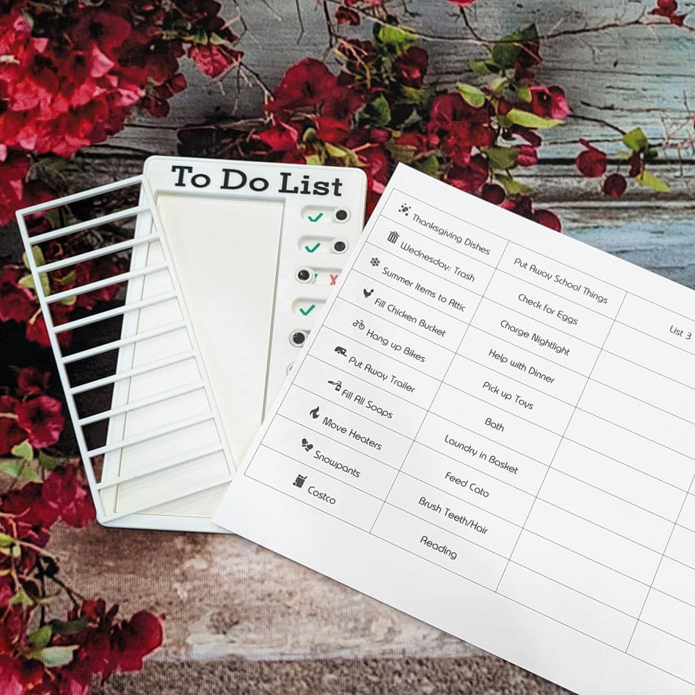 "Chores" Reusable Checklist Board (Blank) - Reusables And More