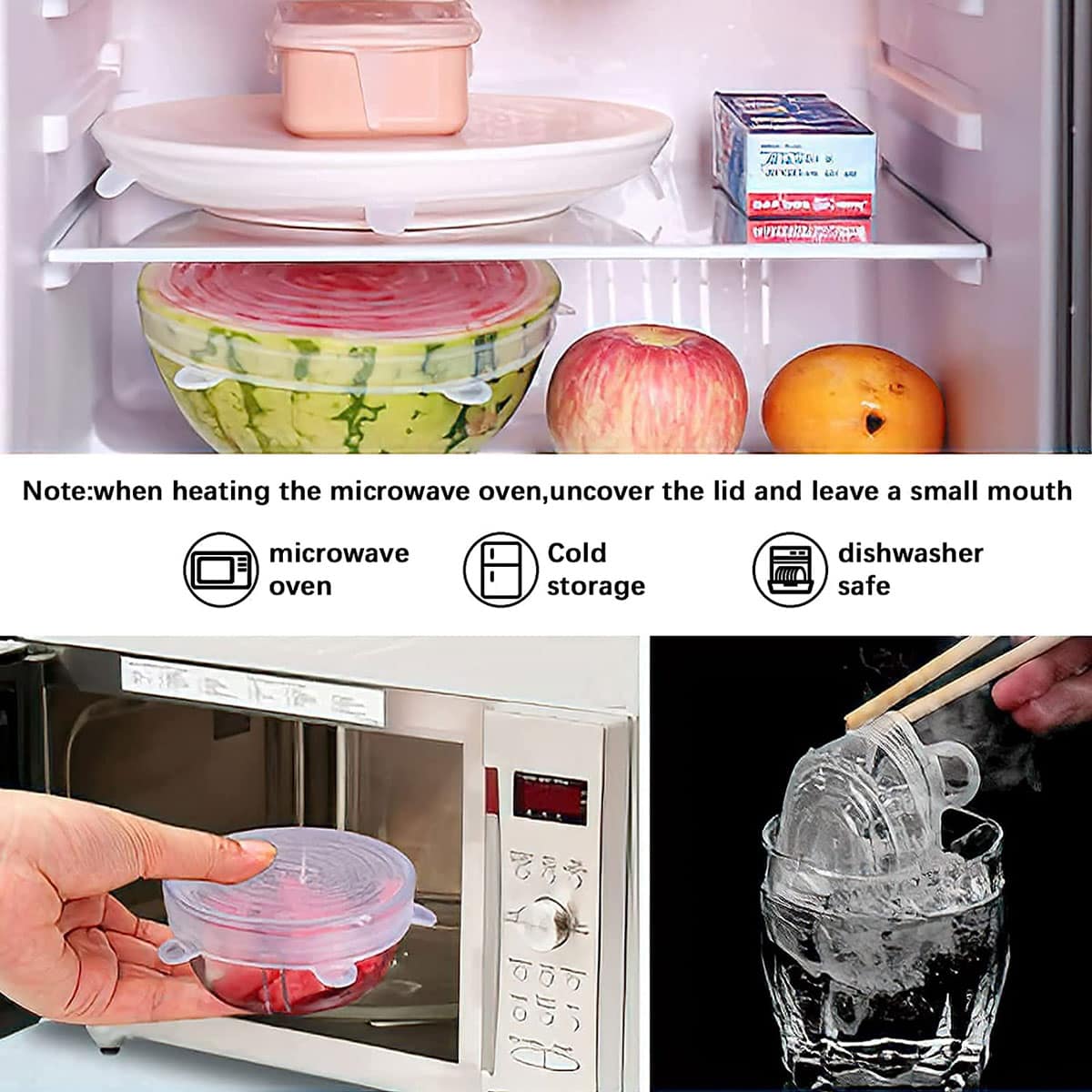 Silicone Stretch Lids (6 Pack) - Reusables And More