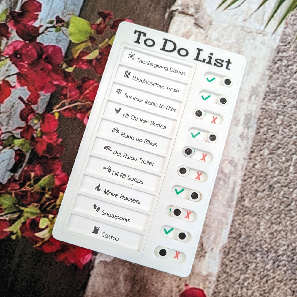 "To-Do" Reusable Checklist Board (Blank) - Reusables And More