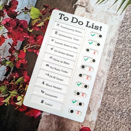 "Chores" Reusable Checklist Board (Blank) - Reusables And More