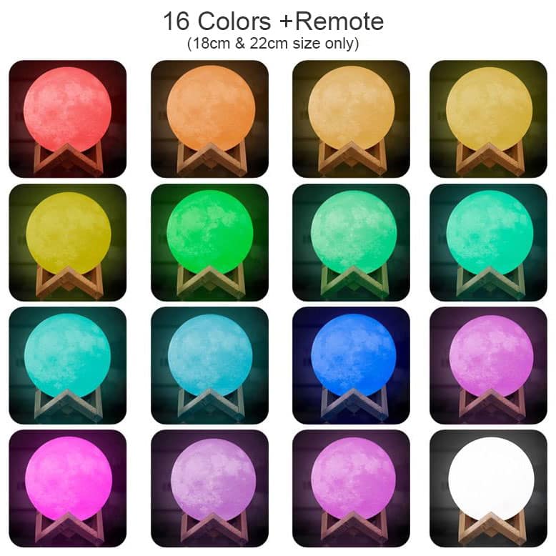 Rechargeable Moon Lamp - Reusables And More